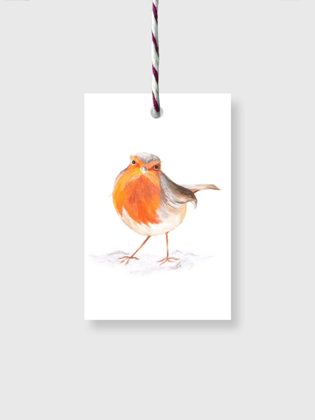 robin gift tags